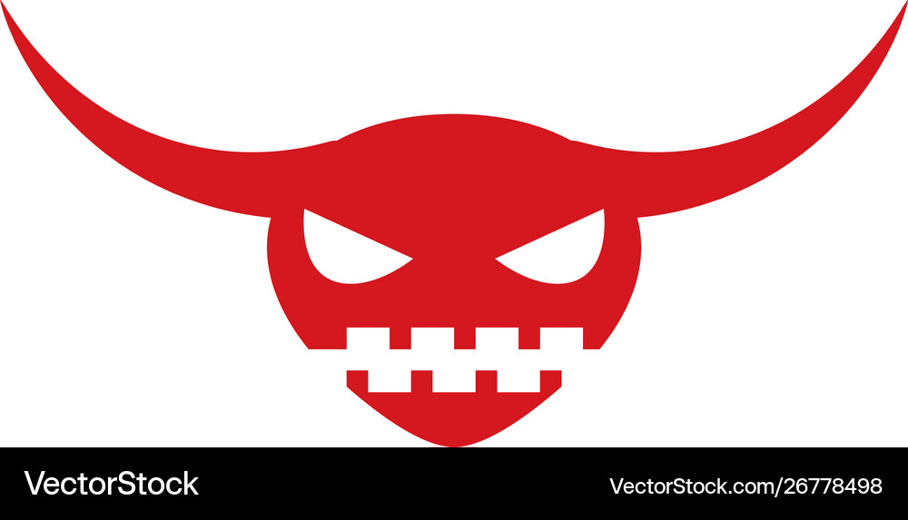 Devil logo Royalty Free Vector Image - VectorStock