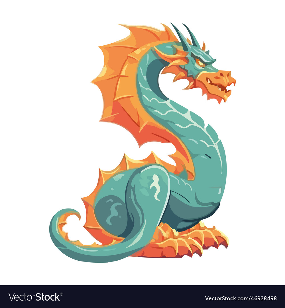 Dragon fantasy and mythology Royalty Free Vector Image