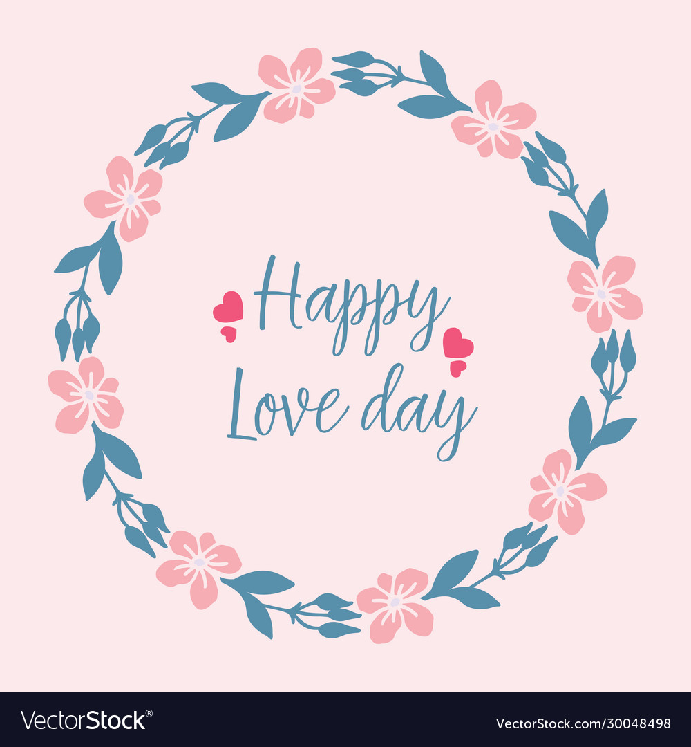 Simple shape pattern leaf and flower frame Vector Image