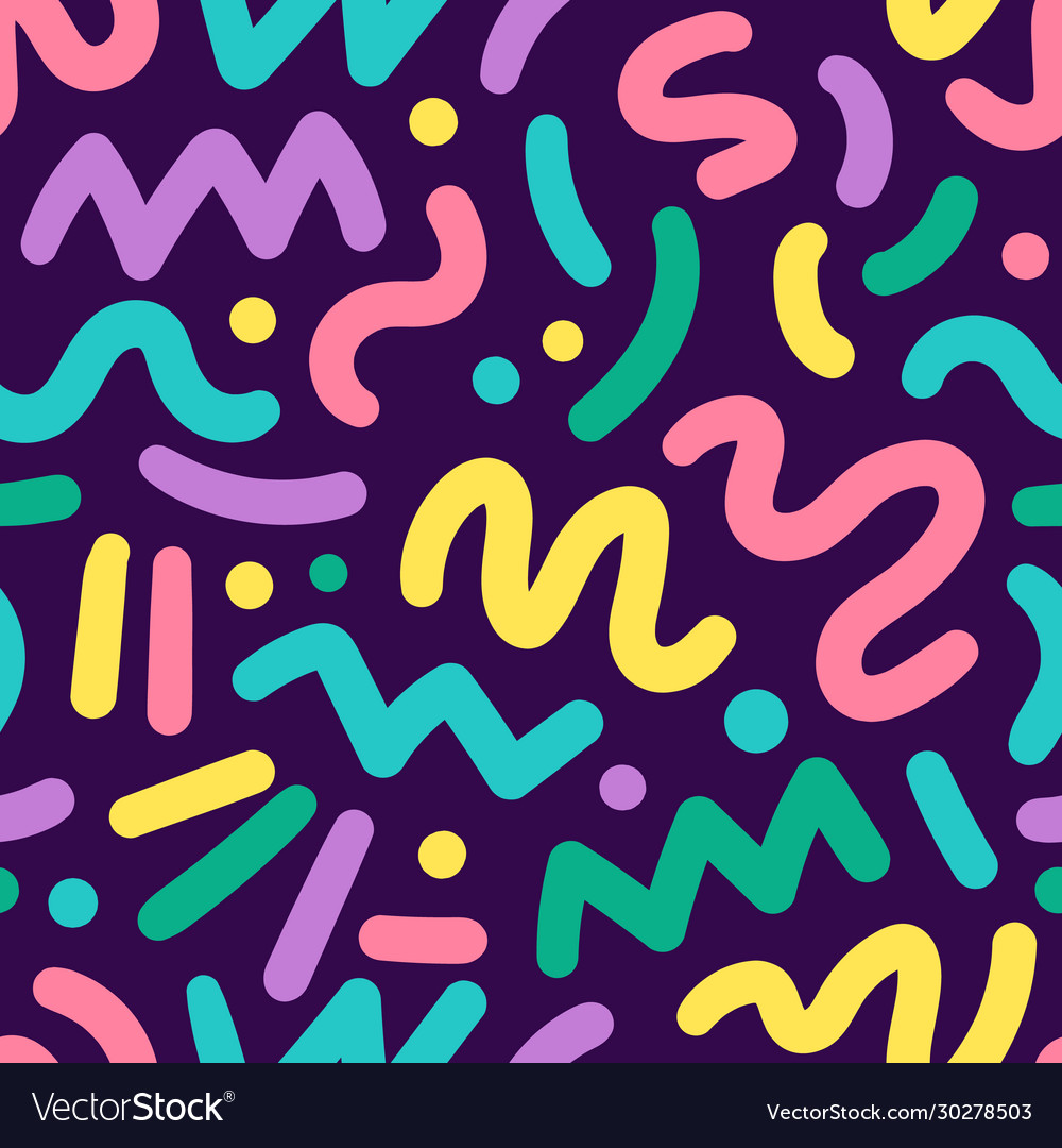 Abstract pop art seamless pattern cute background Vector Image Abstract pop art seamless pattern cute background Vector Image