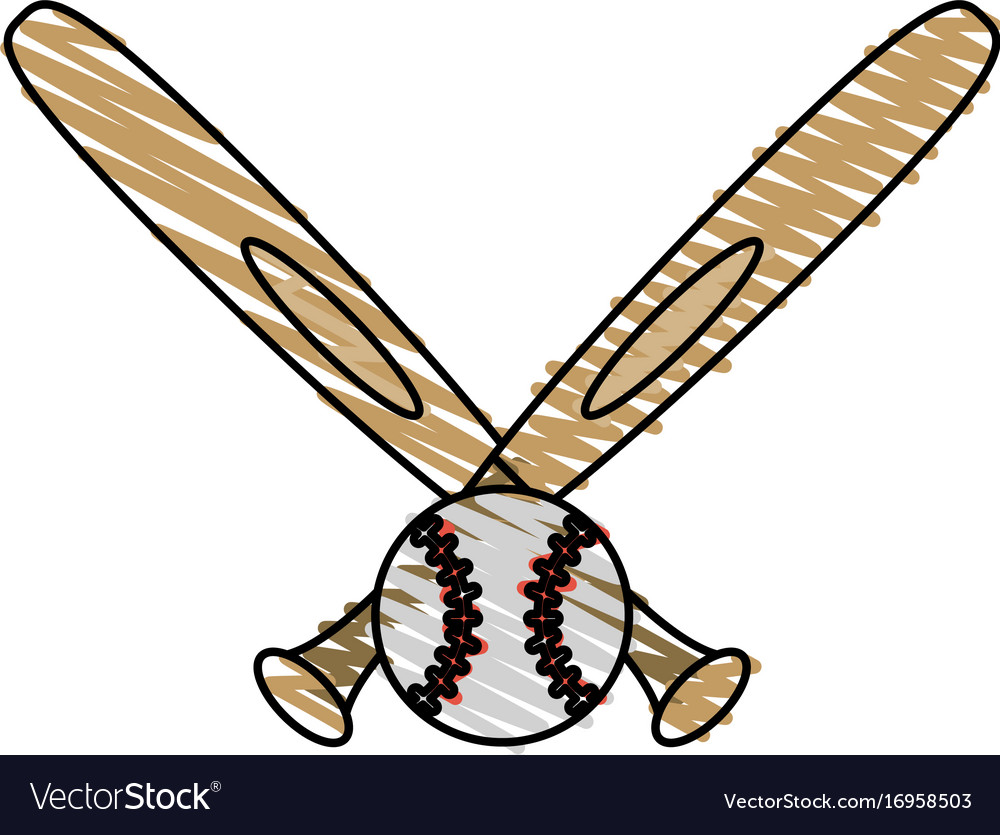 Baseball bat Royalty Free Vector Image - VectorStock