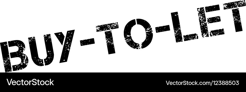 Buy-To-Let rubber stamp Royalty Free Vector Image