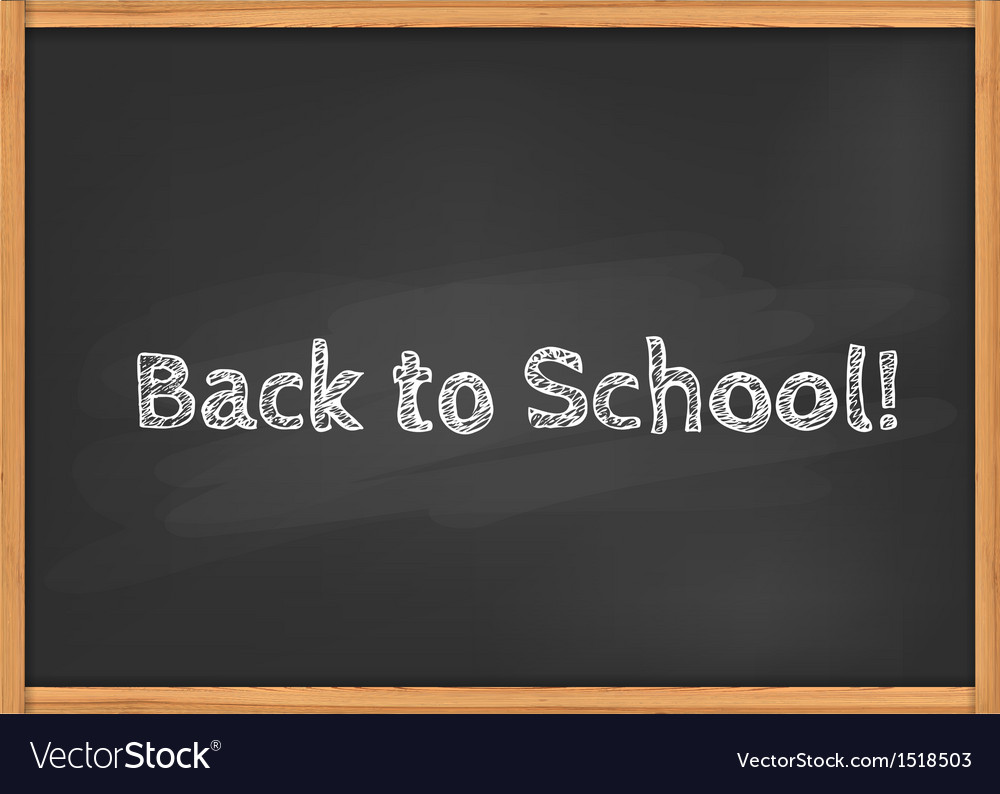 Class chalkboard Royalty Free Vector Image - VectorStock