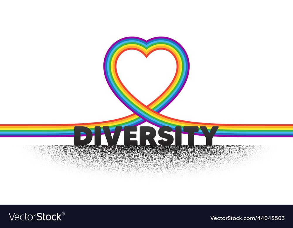 Diversity and inclusion culture equity logo lgbt Vector Image Diversity and inclusion culture equity logo lgbt Vector Image