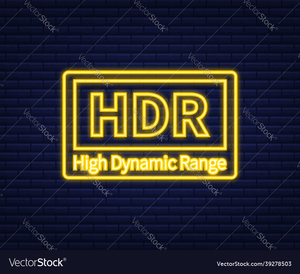 High dynamic range imaging definition hdr Vector Image High dynamic range imaging definition hdr Vector Image