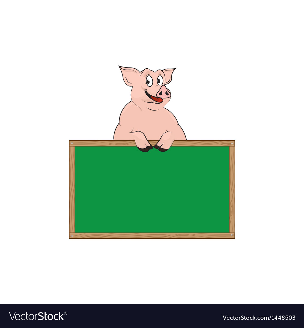 Pig Royalty Free Vector Image - VectorStock
