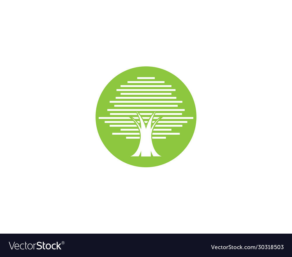 Tree symbol icon Royalty Free Vector Image - VectorStock