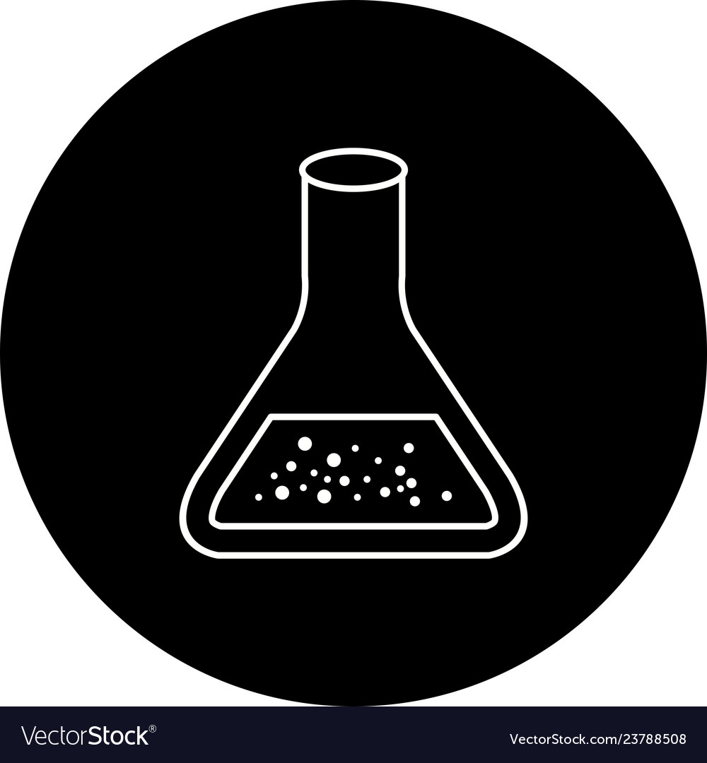 Beaker icon Royalty Free Vector Image - VectorStock