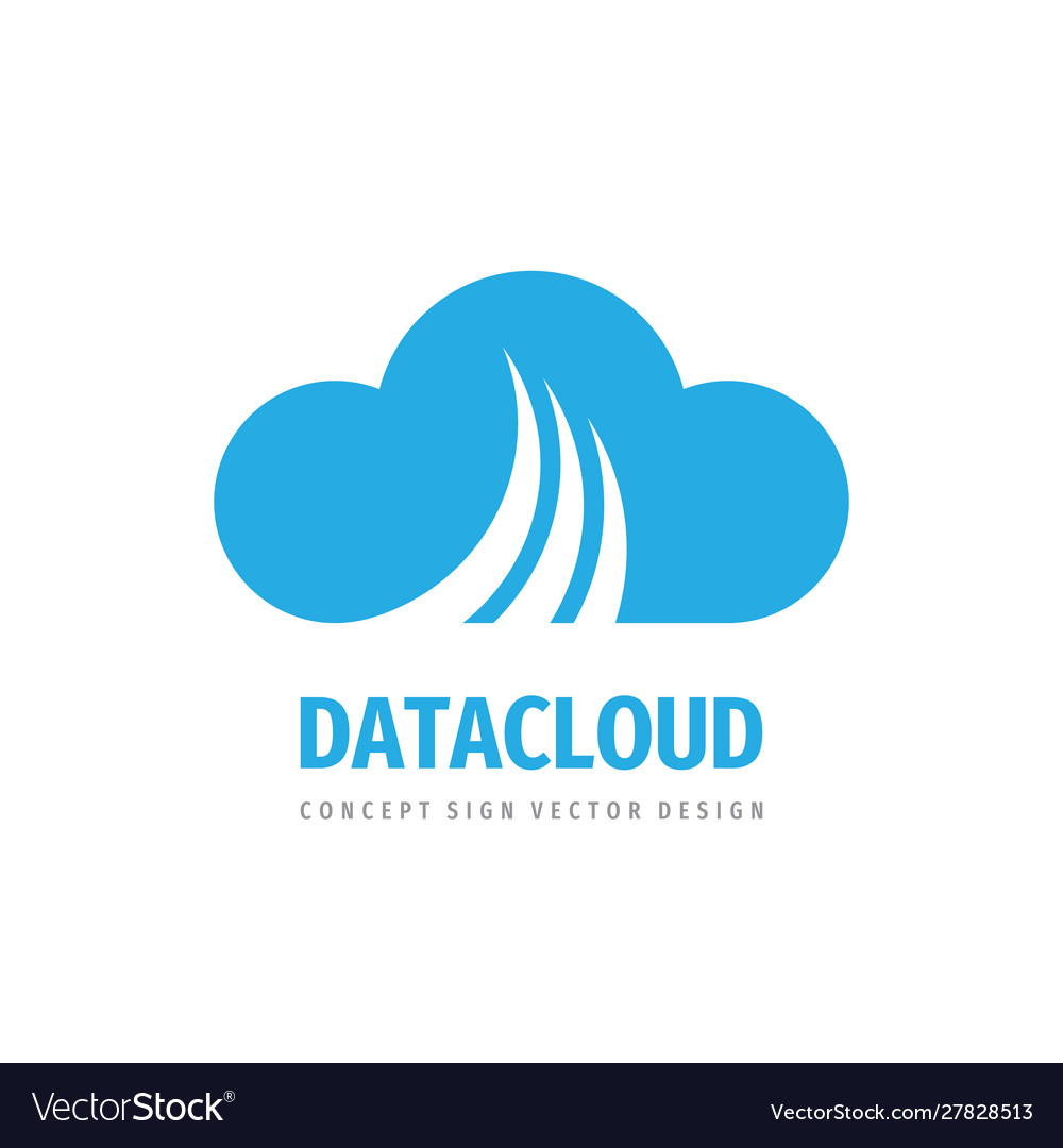 Cloud hosting icon design computing technology Vector Image