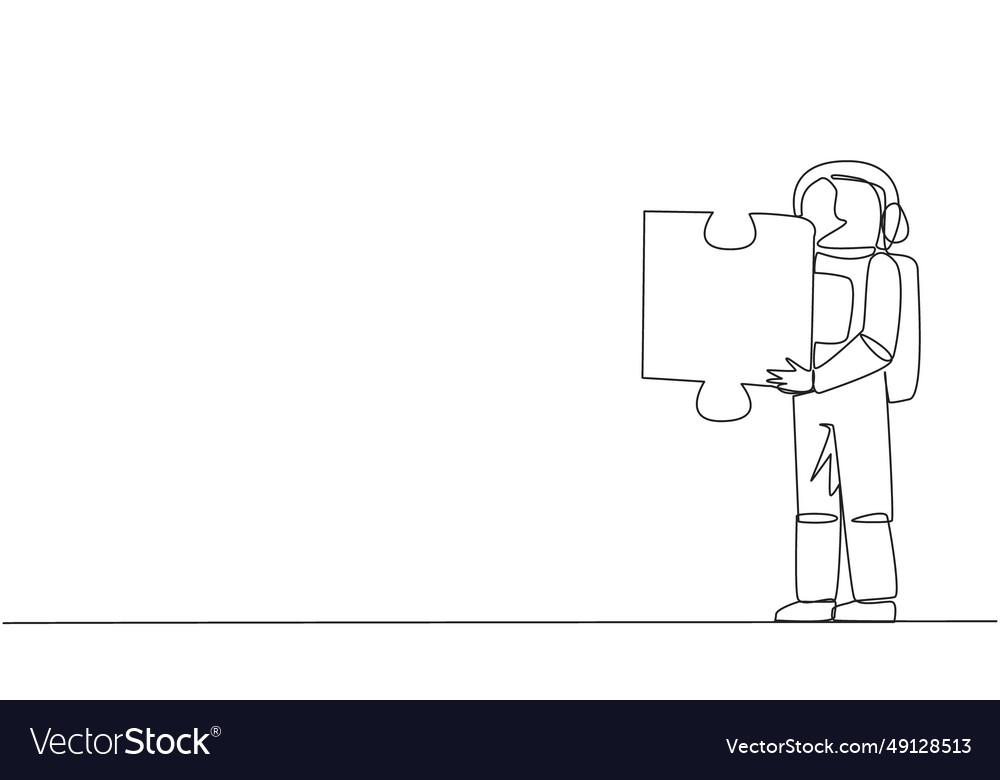 Continuous one line drawing young energetic Vector Image