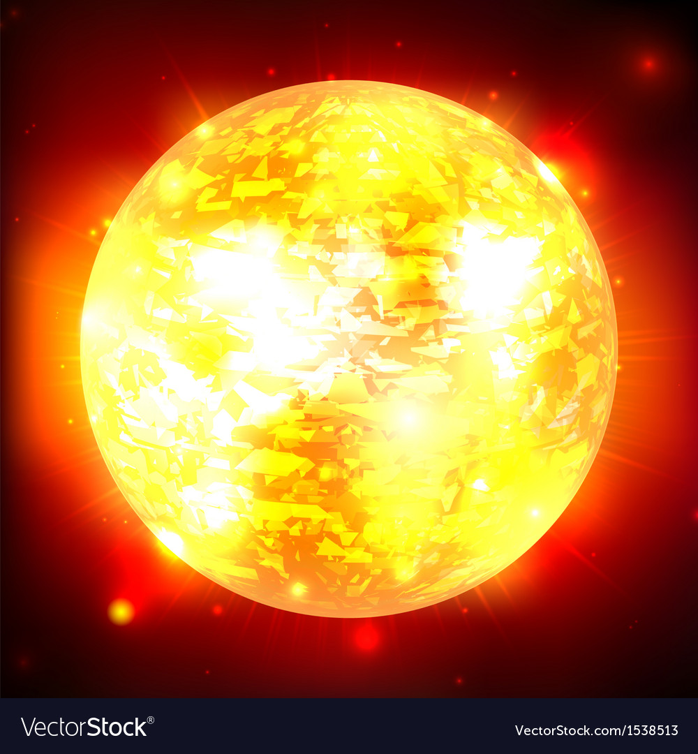 Exploding planet Royalty Free Vector Image - VectorStock