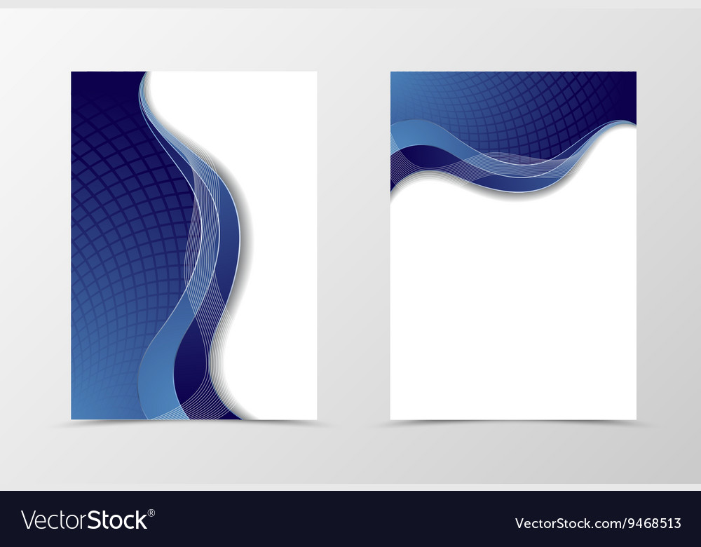 Grid flyer template design Royalty Free Vector Image