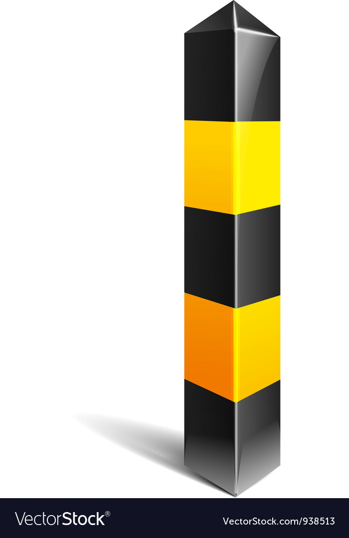 Stripe pole Royalty Free Vector Image - VectorStock