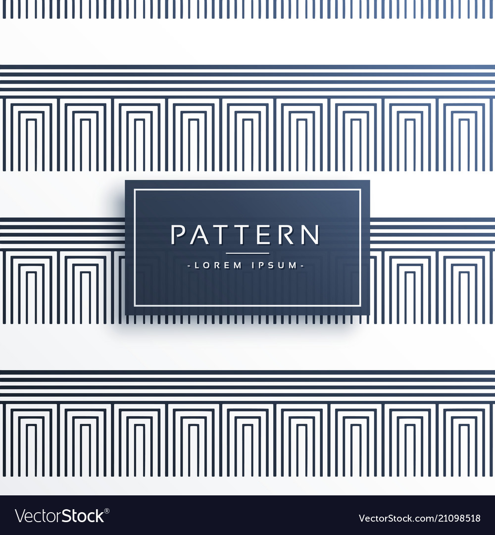 Abstract geometric lines pattern Royalty Free Vector Image