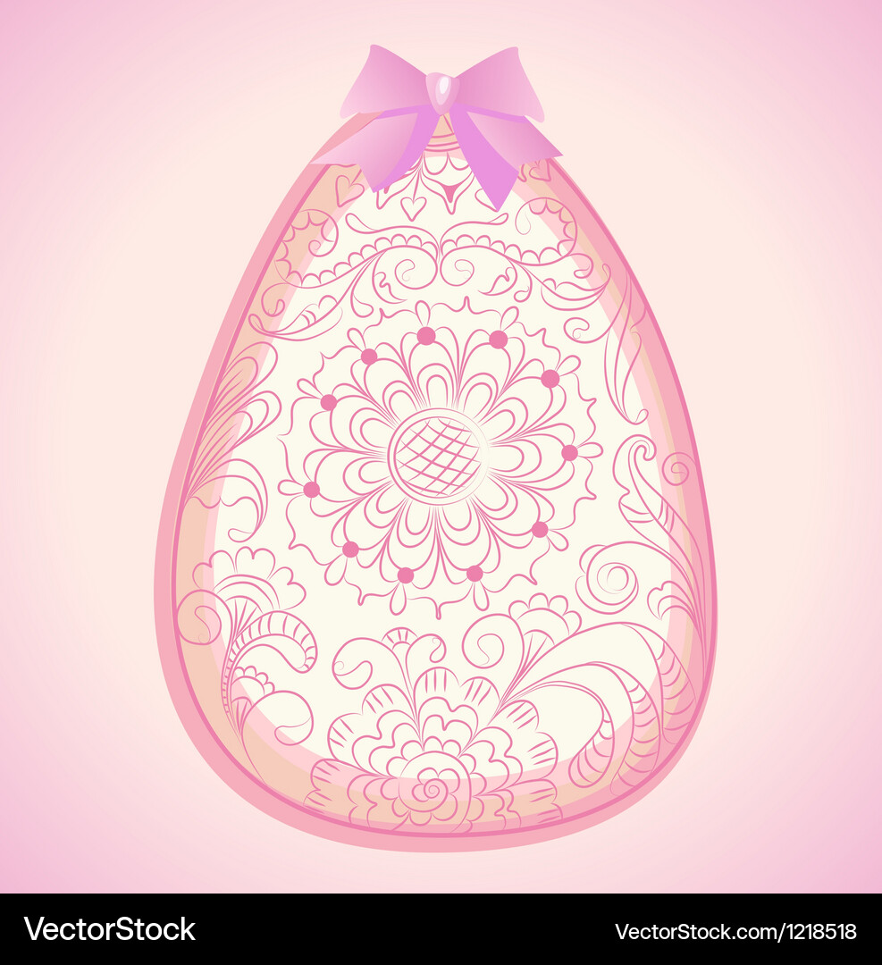 Easter egg Royalty Free Vector Image - VectorStock
