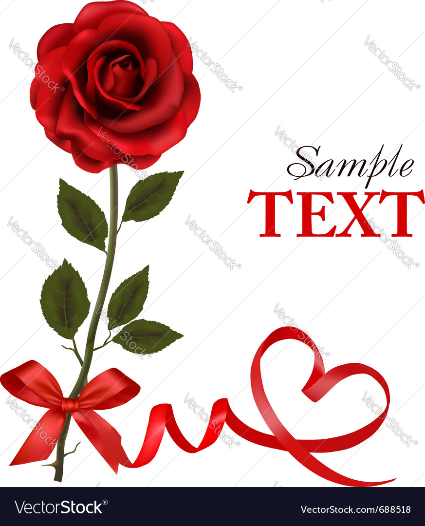 Valentine day card Royalty Free Vector Image - VectorStock