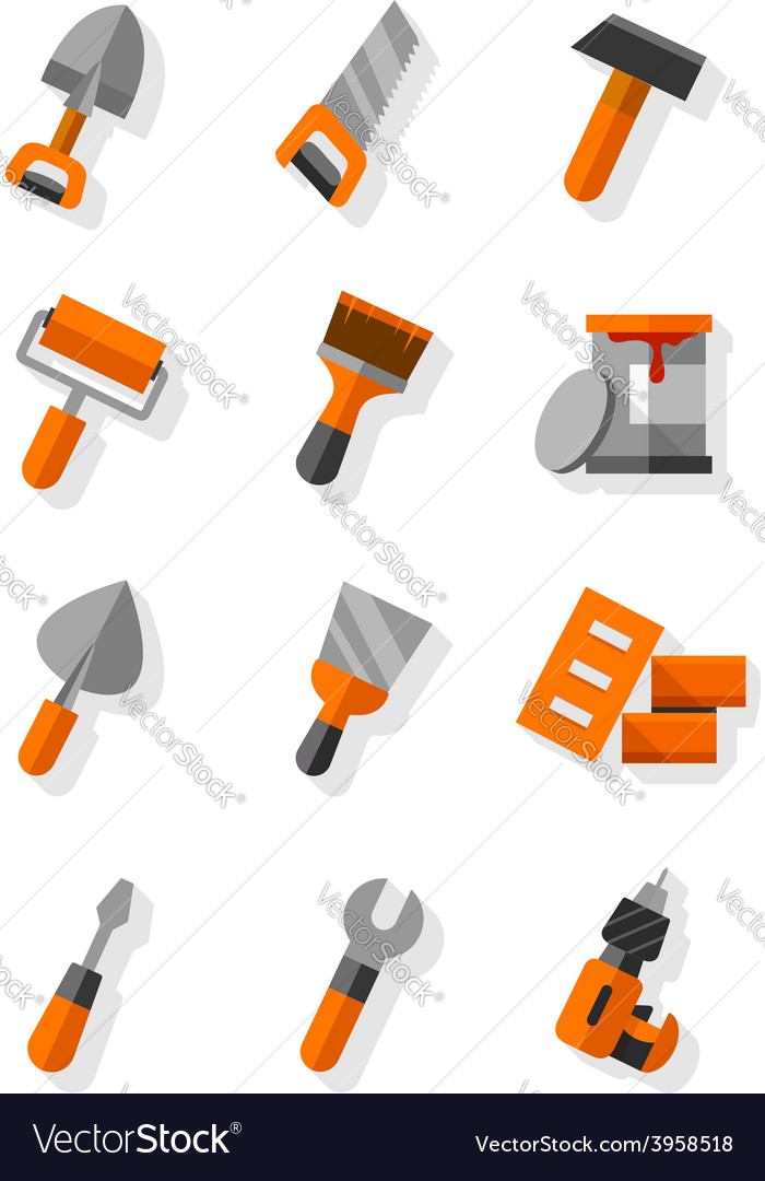 Working tools Royalty Free Vector Image - VectorStock