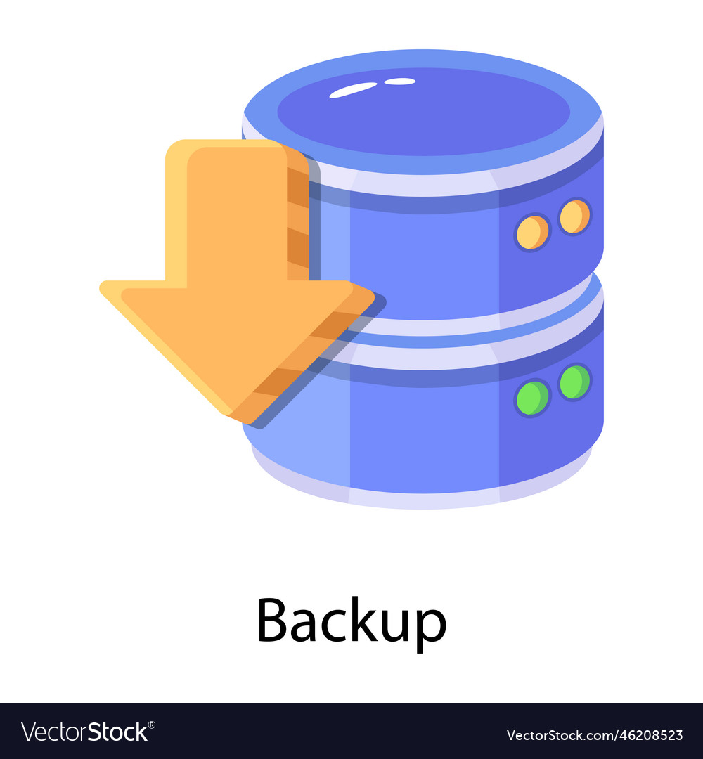 Backup Royalty Free Vector Image - VectorStock Backup Royalty Free Vector Image - VectorStock