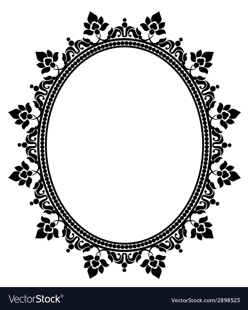 Black frame Royalty Free Vector Image - VectorStock