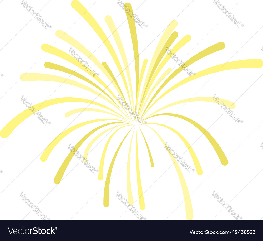 Fireworks simple element Royalty Free Vector Image