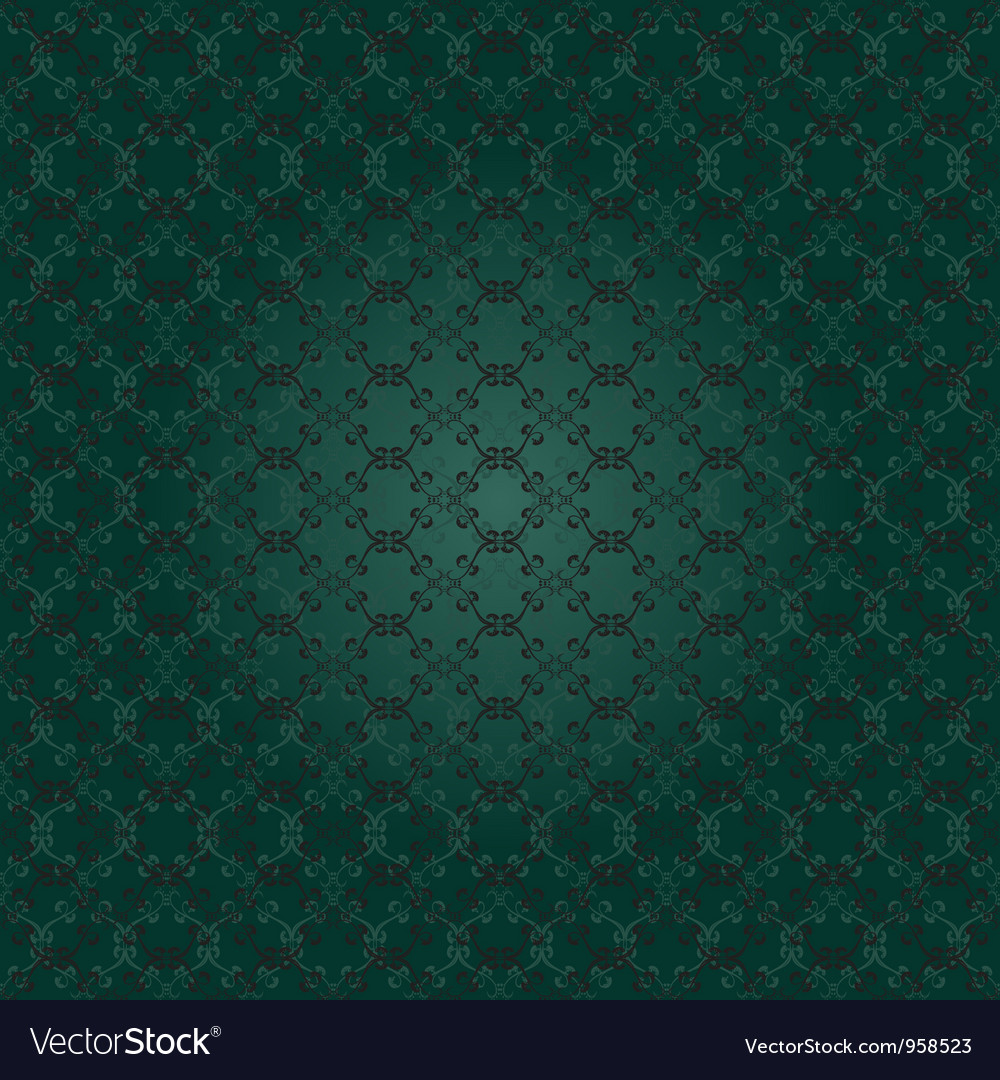 Green pattern seamless Royalty Free Vector Image