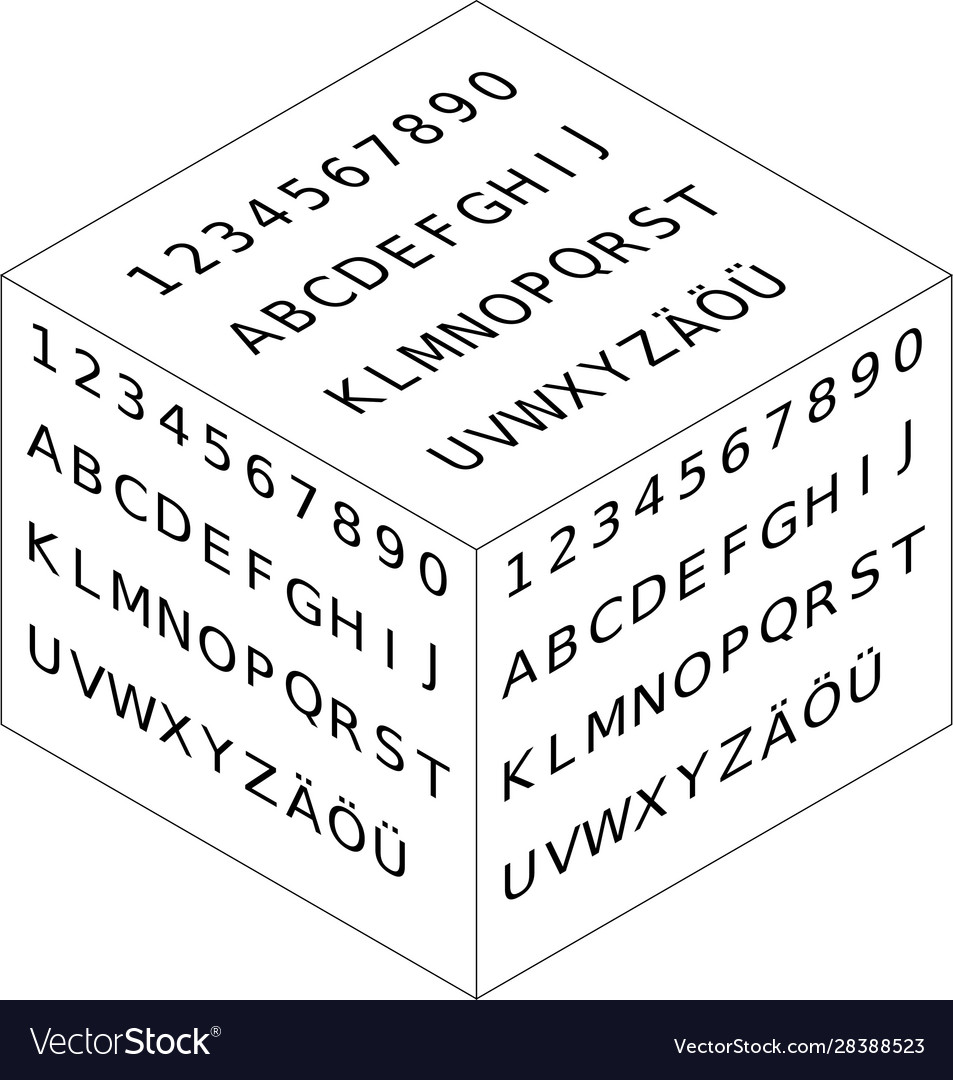 Isometric characters Royalty Free Vector Image