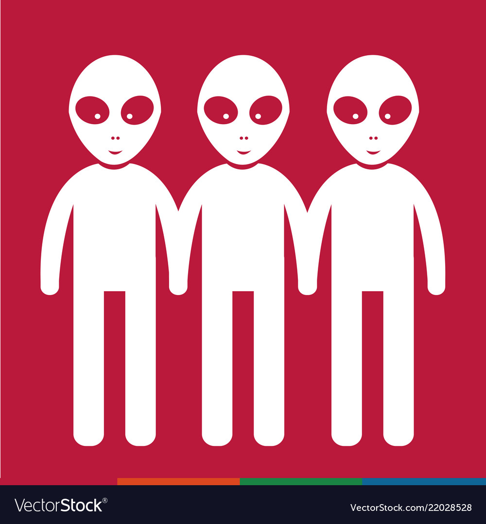Alien icon design Royalty Free Vector Image - VectorStock