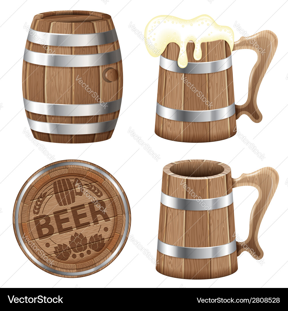 Beer collection Royalty Free Vector Image - VectorStock