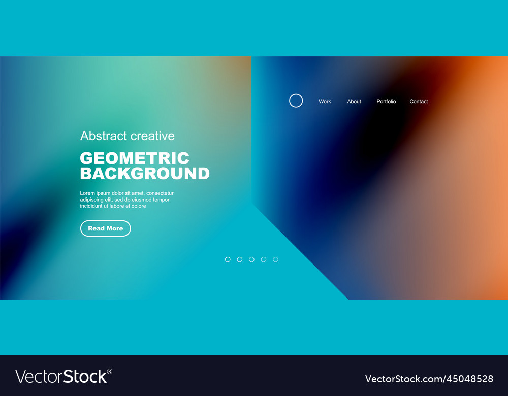 Fluid gradient geometric triangles abstract Vector Image