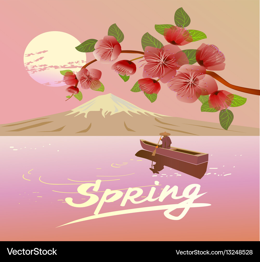 Spring bouquet of flowers Royalty Free Vector Image