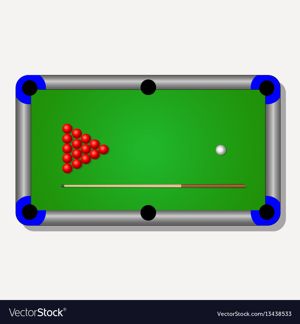 Billiard table Royalty Free Vector Image - VectorStock