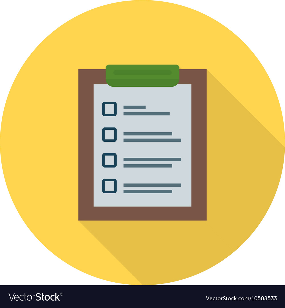 Checklist Royalty Free Vector Image - VectorStock
