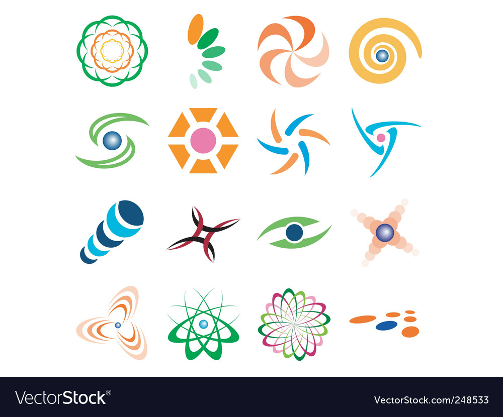 Logo background Royalty Free Vector Image - VectorStock