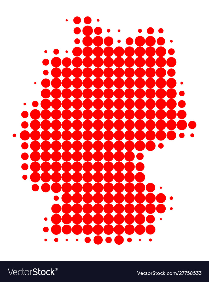 Map germany Royalty Free Vector Image - VectorStock