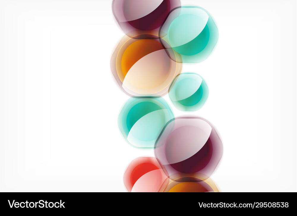 Abstract background - glass shiny transprent Vector Image