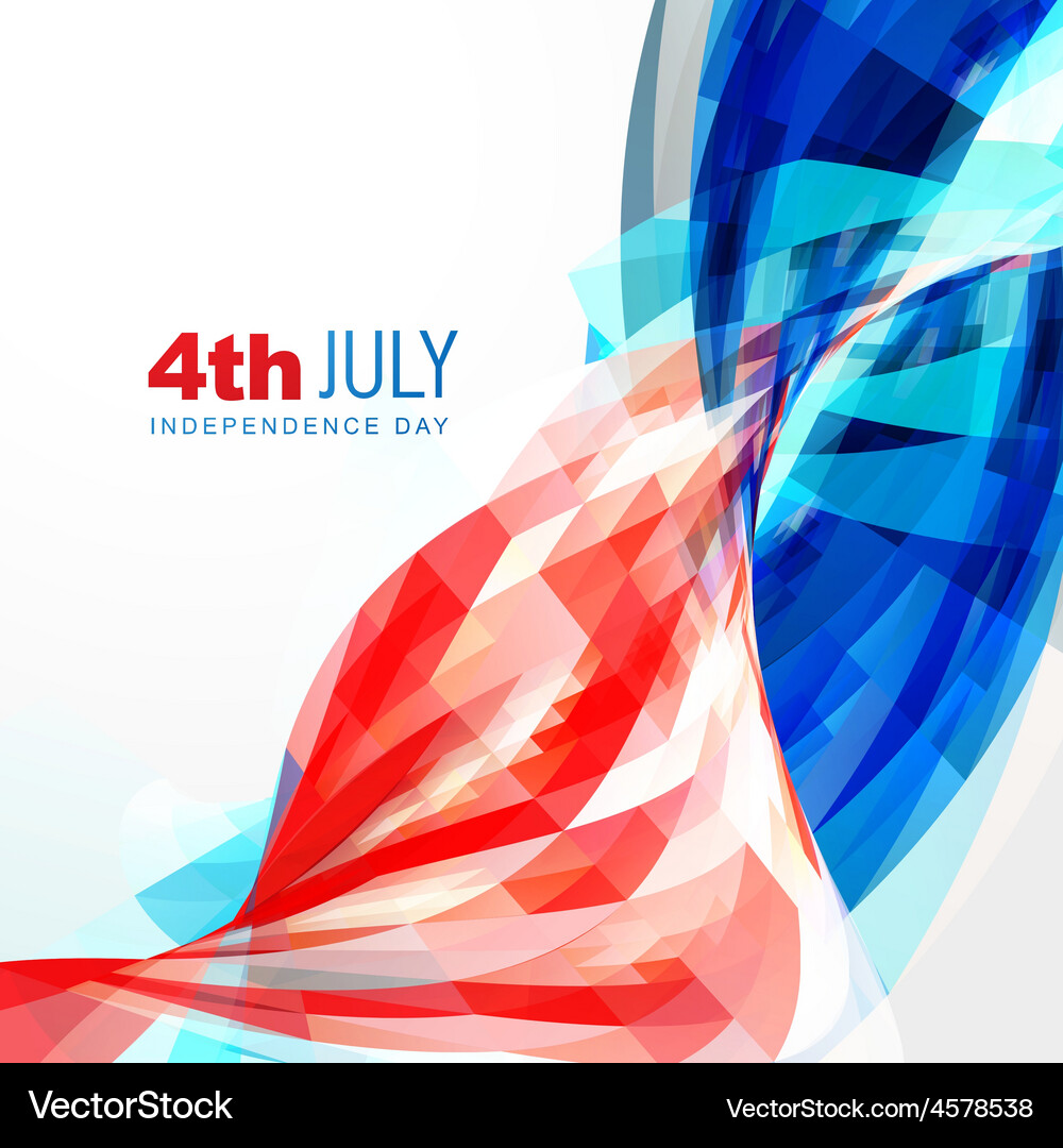Independence day of america Royalty Free Vector Image