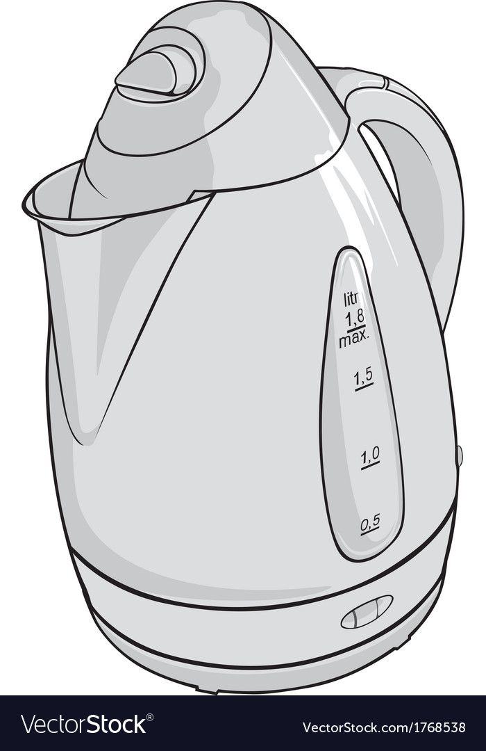 Kettle Royalty Free Vector Image - VectorStock