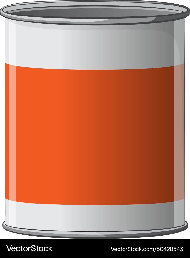 A simple graphic of paint can Royalty Free Vector Image