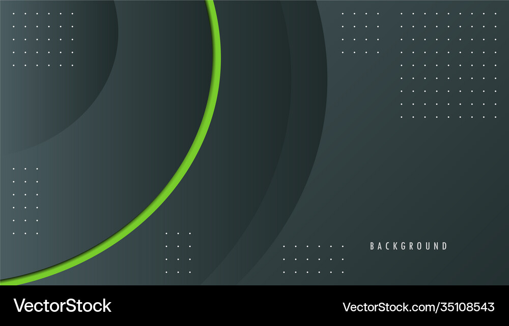 Abstract modern green curve line design graphic Vector Image