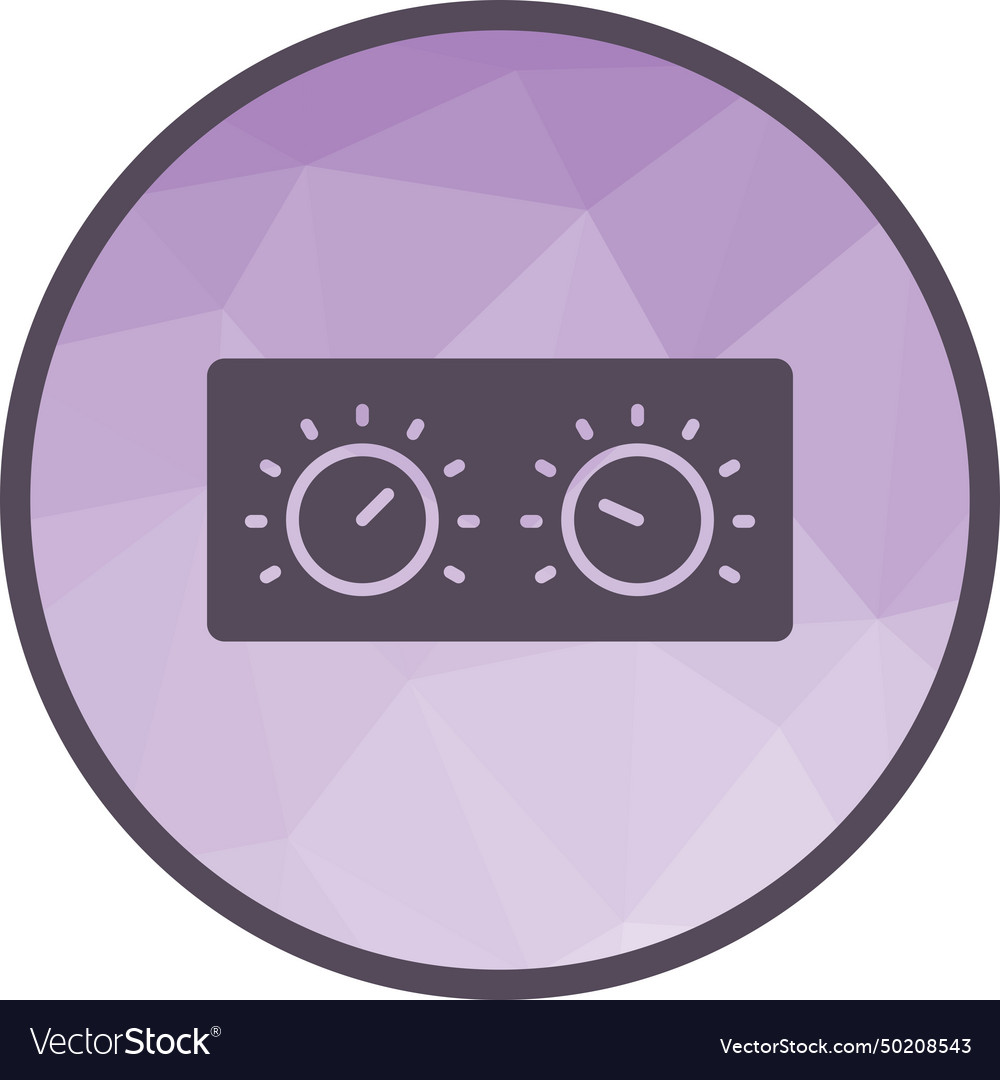 Control knobs icon image Royalty Free Vector Image