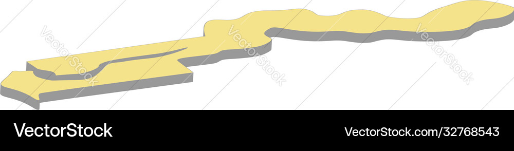 Map gambia Royalty Free Vector Image - VectorStock