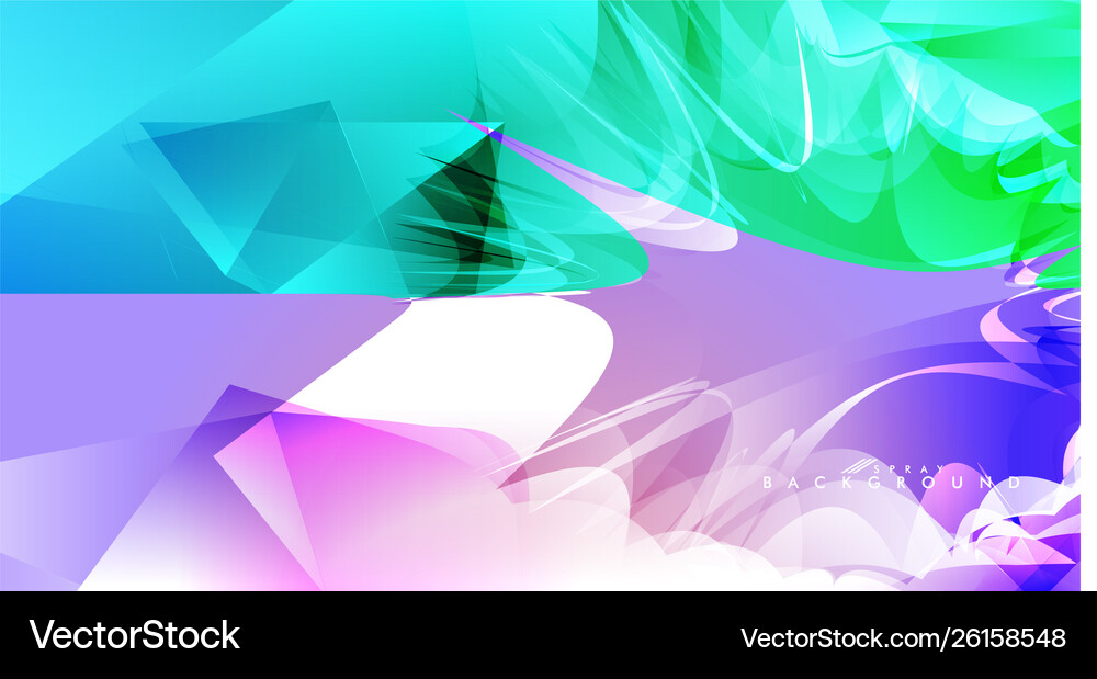 Abstract background color watercolor mix Vector Image