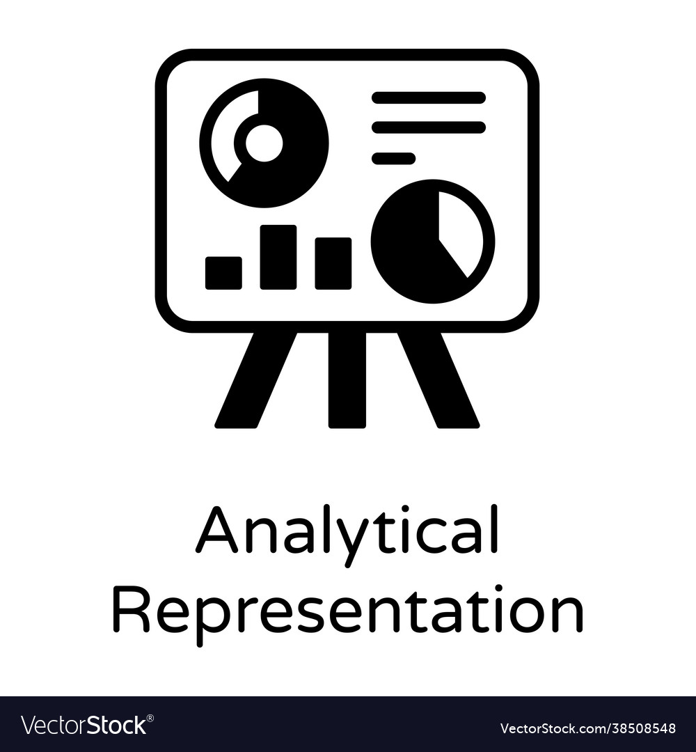 Analytical representation Royalty Free Vector Image