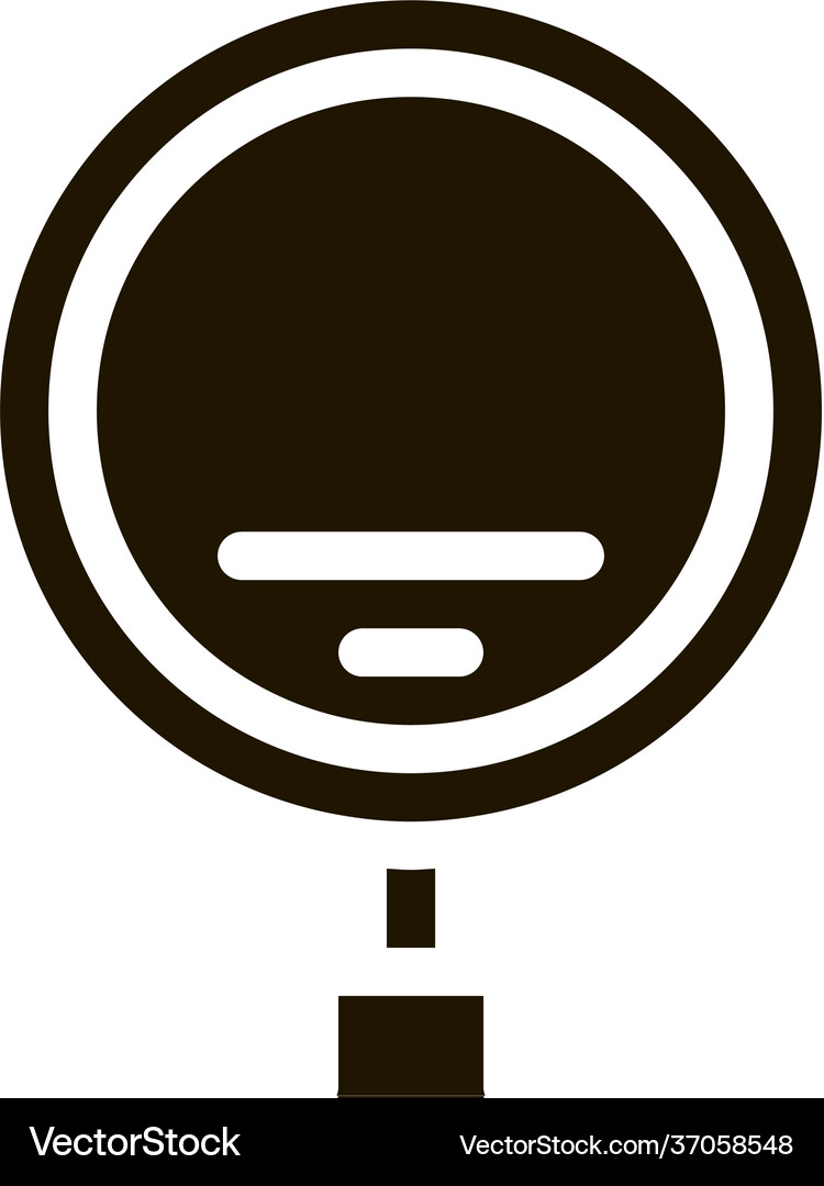 Cancer research icon glyph Royalty Free Vector Image