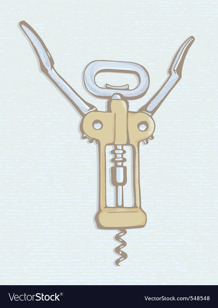 Corkscrew Royalty Free Vector Image - VectorStock