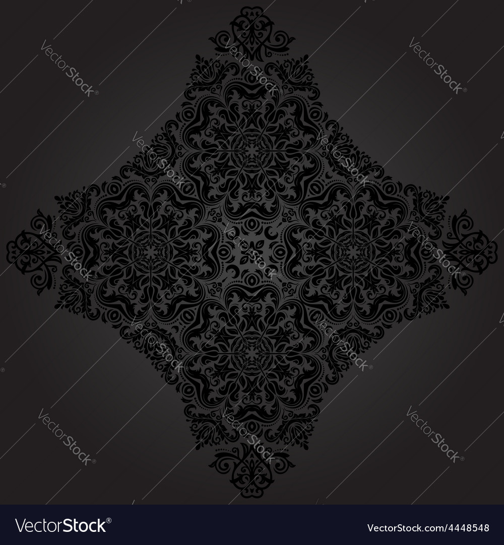 Damask orient pattern Royalty Free Vector Image