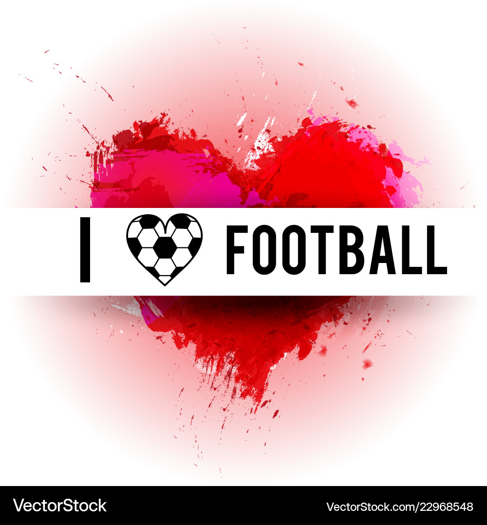 Football abstract background design template fo Vector Image