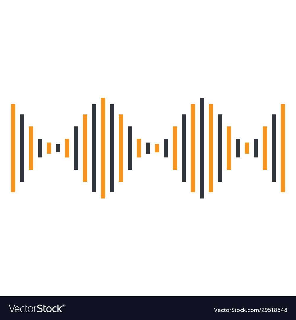 Sound wave icon Royalty Free Vector Image - VectorStock