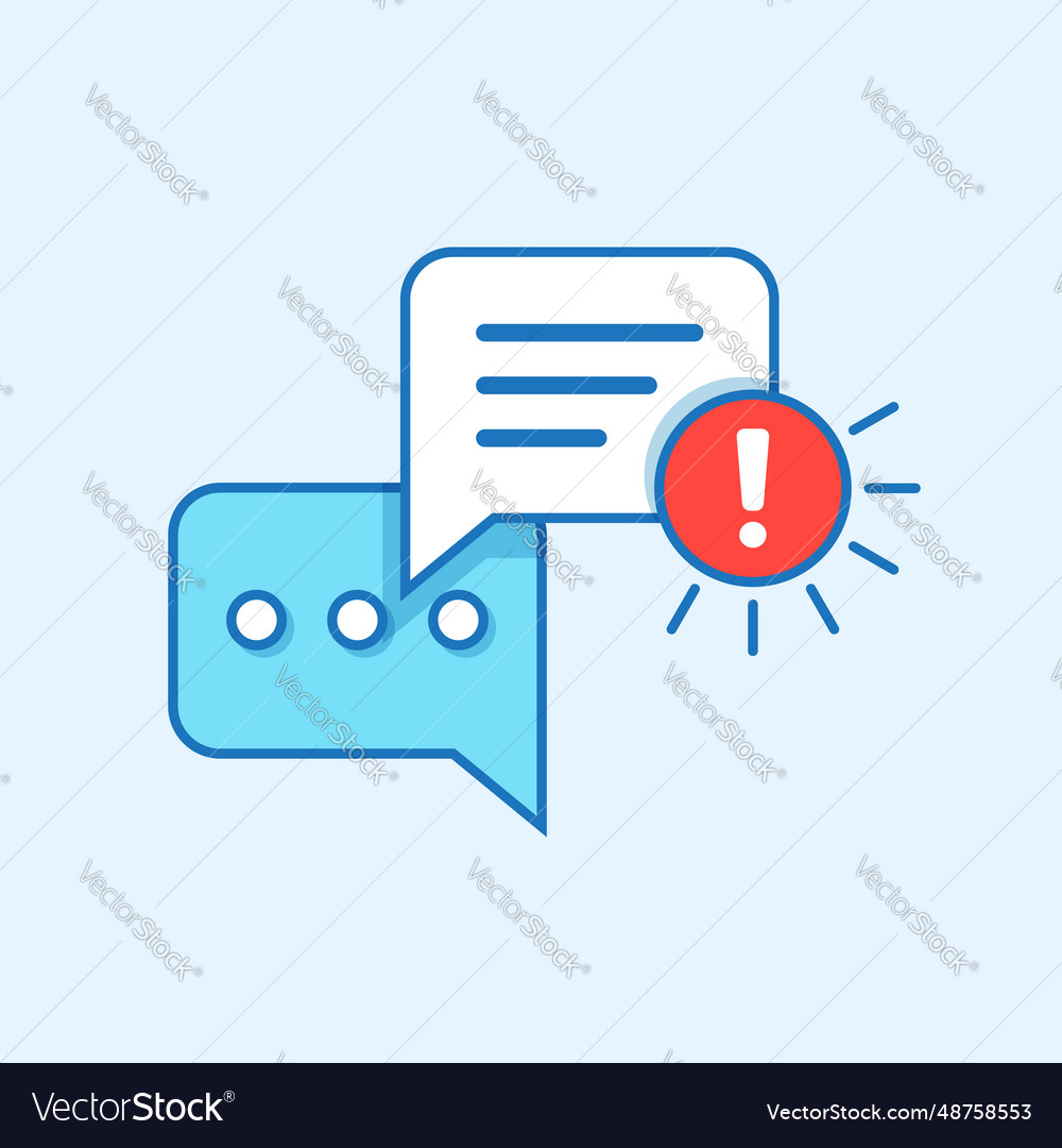 New message icon in flat style incoming inbox Vector Image