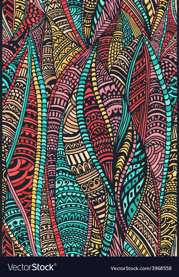 Entangle seamless pattern Royalty Free Vector Image